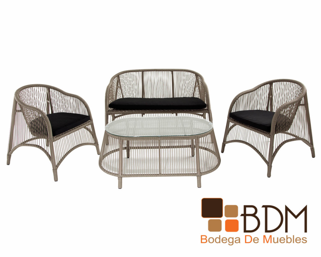 set de rattan para exterior - Bodega de Muebles | Mueblería Online