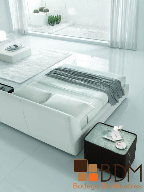Recámara Elegante en Color Blanco Furniture - Bodega de Muebles ...