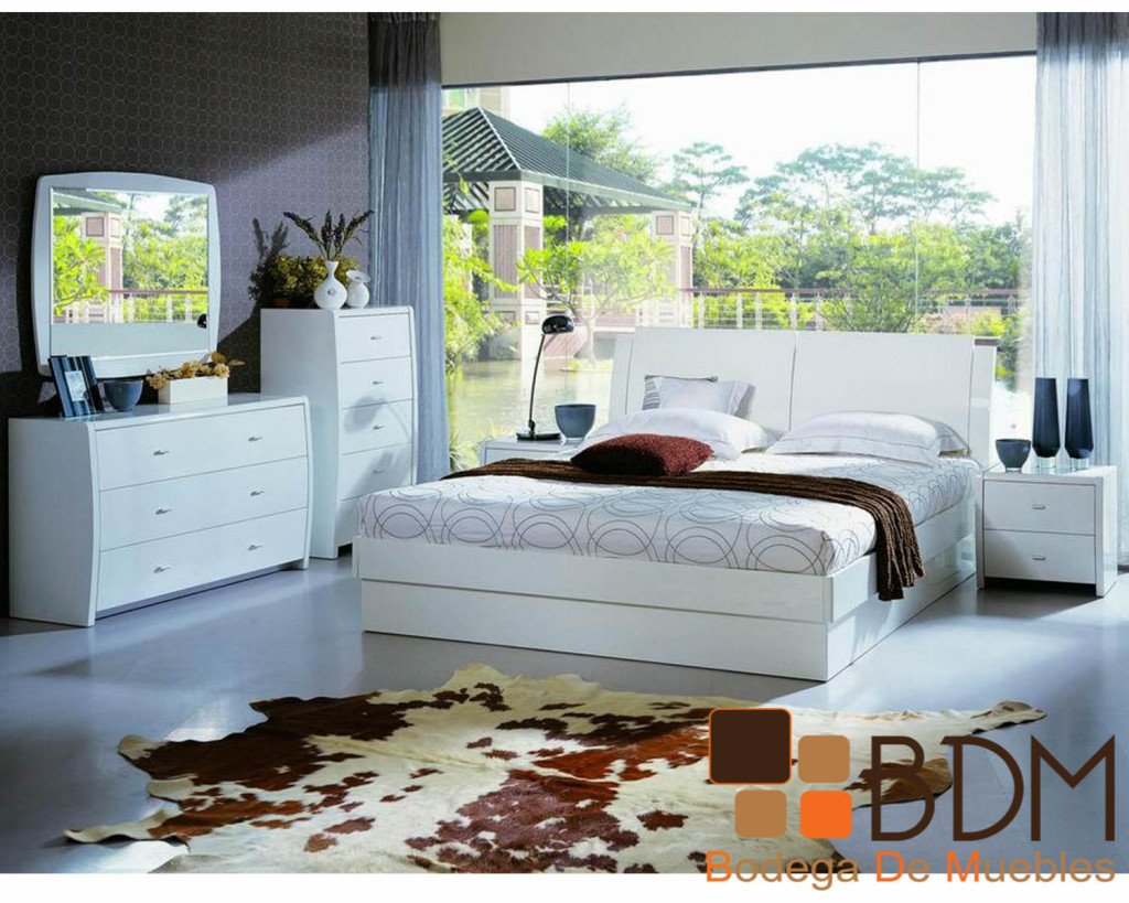 Recámara Elite Color Blanco - Bodega de Muebles | Mueblería Online