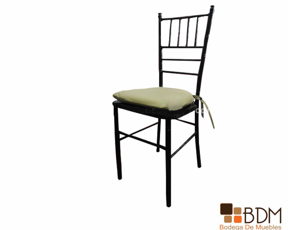Silla Banquetera con Cojín Clásica - Bodega de Muebles | Mueblería Online