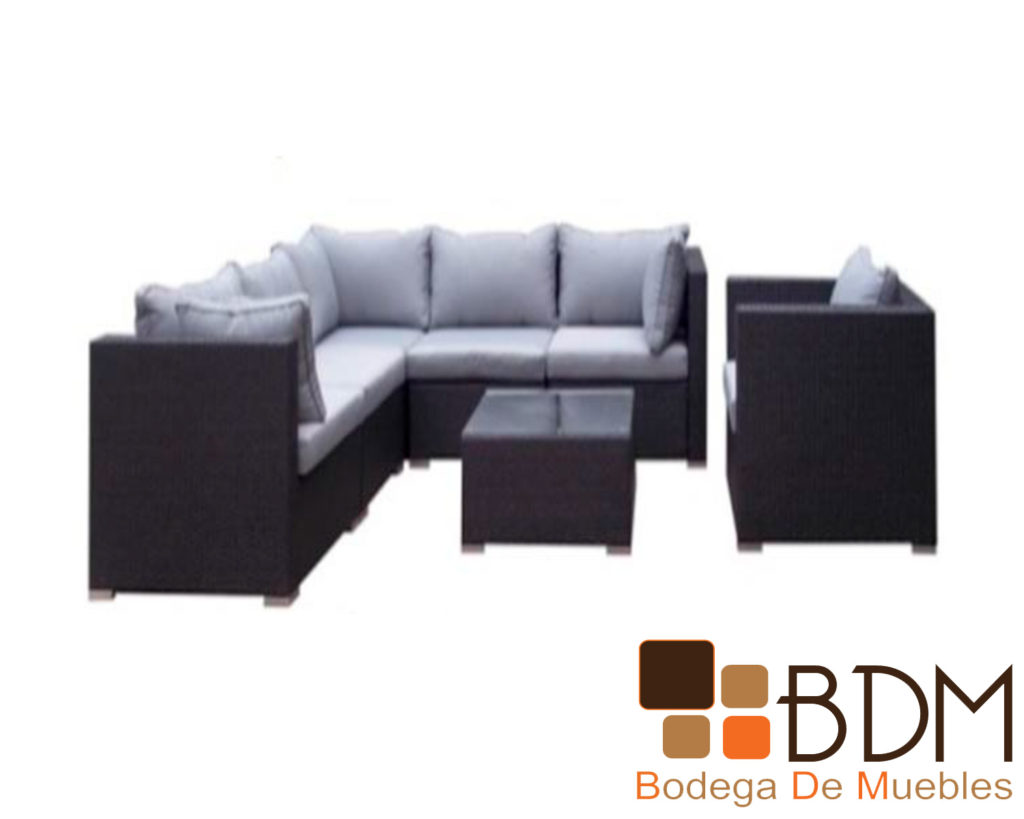 Sala para Exterior de Rattán Atoyac - Bodega de Muebles | Mueblería Online