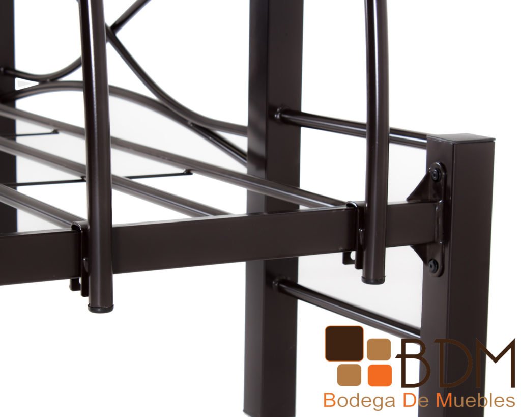 Litera mixta tubular moderna - Bodega de muebles - Mueblería Online
