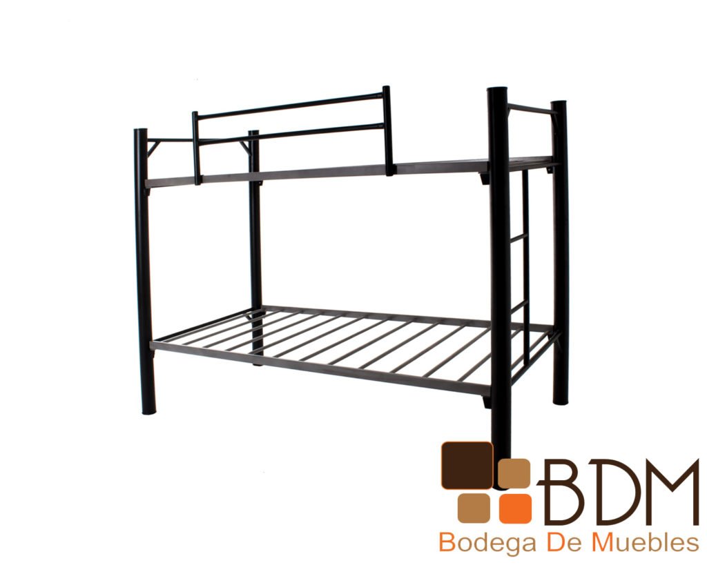 Litera moderna individual de acero - Bodega de muebles