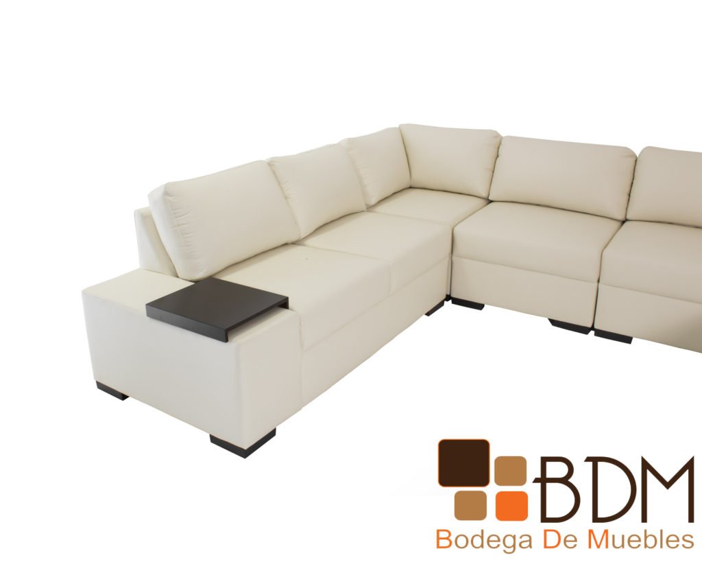 Sala moderna con sillones en color beige - Bodega de muebles